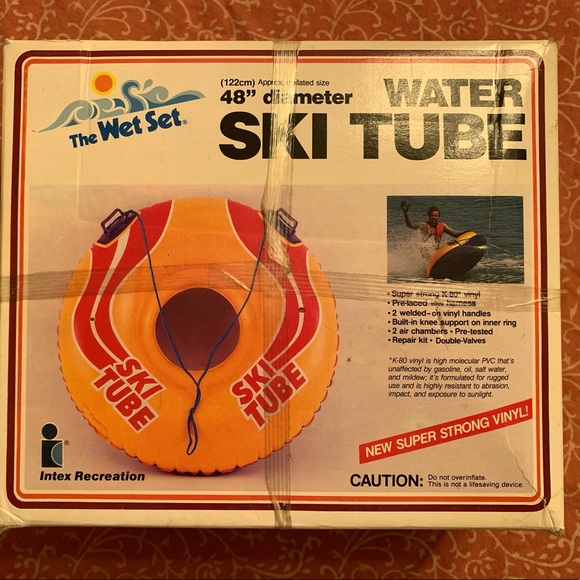 Intex | Games | Nib The Wet Set Skitube Intex Vintage 48 Inflatable ...
